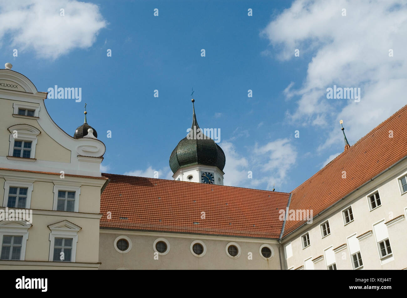 roof of a baroque monastery Stock Photo - Alamy