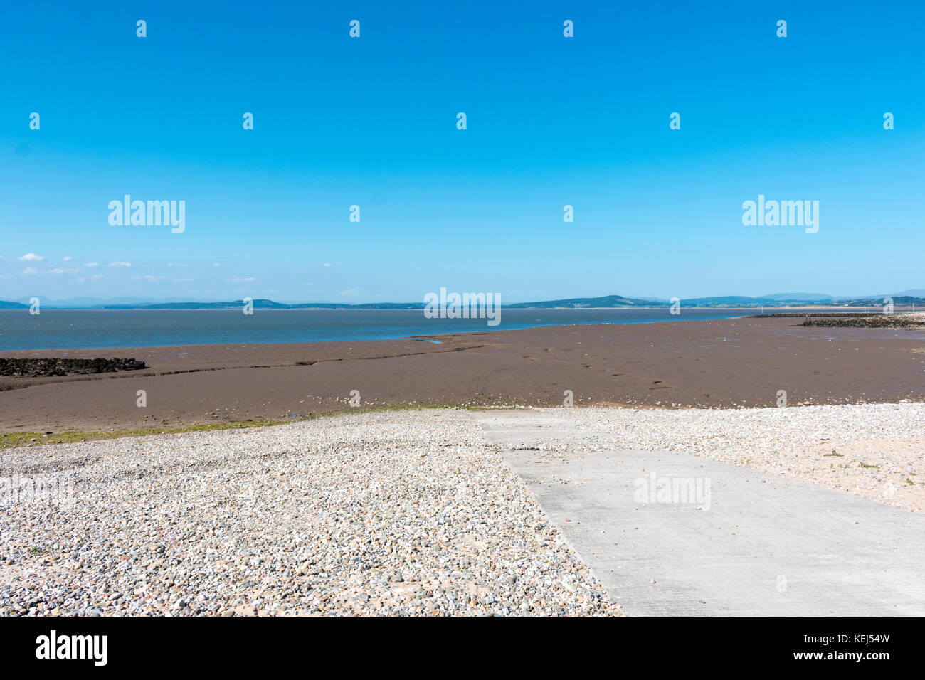 Town centre of Morecambe, a beautiful town on Morecambe Bay in ...