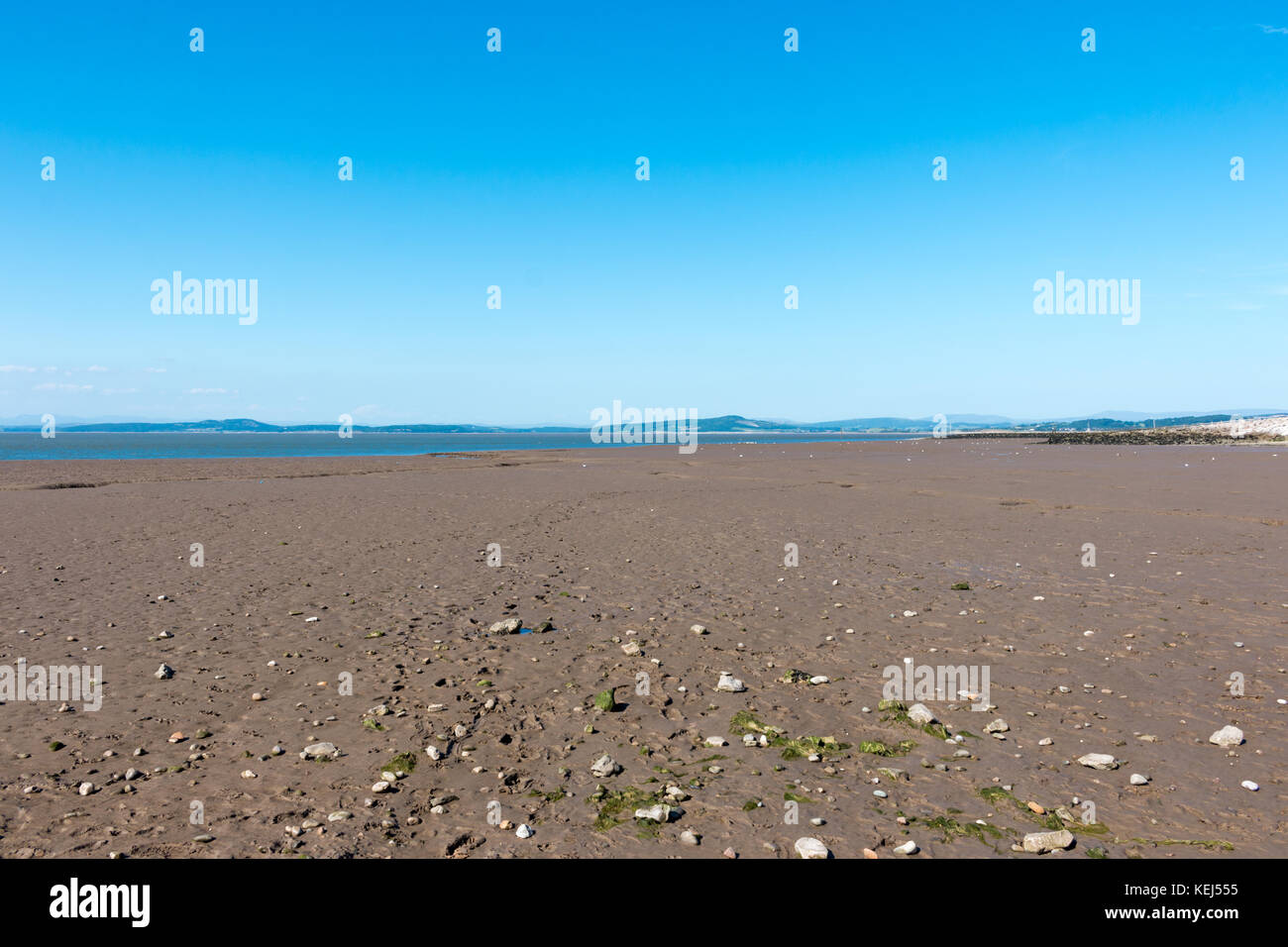 Town centre of Morecambe, a beautiful town on Morecambe Bay in ...