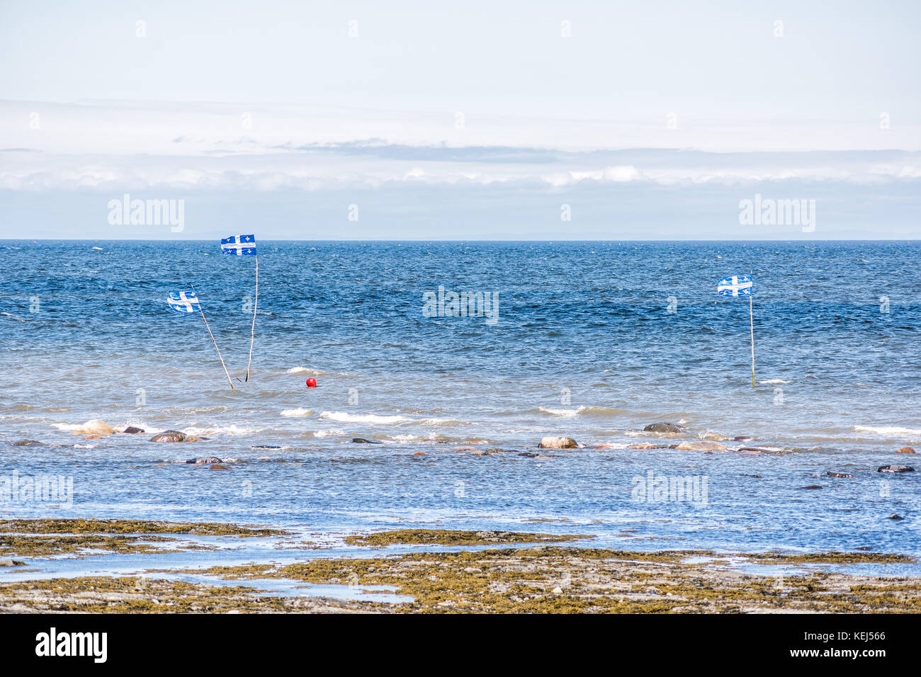 Blue quebec canada flags hi-res stock photography and images - Alamy
