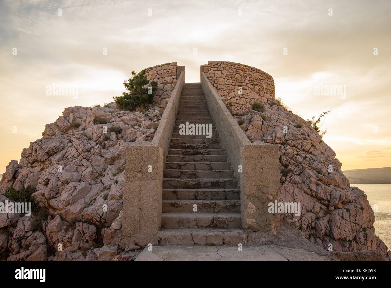 Steps to observation point hi-res stock photography and images - Alamy