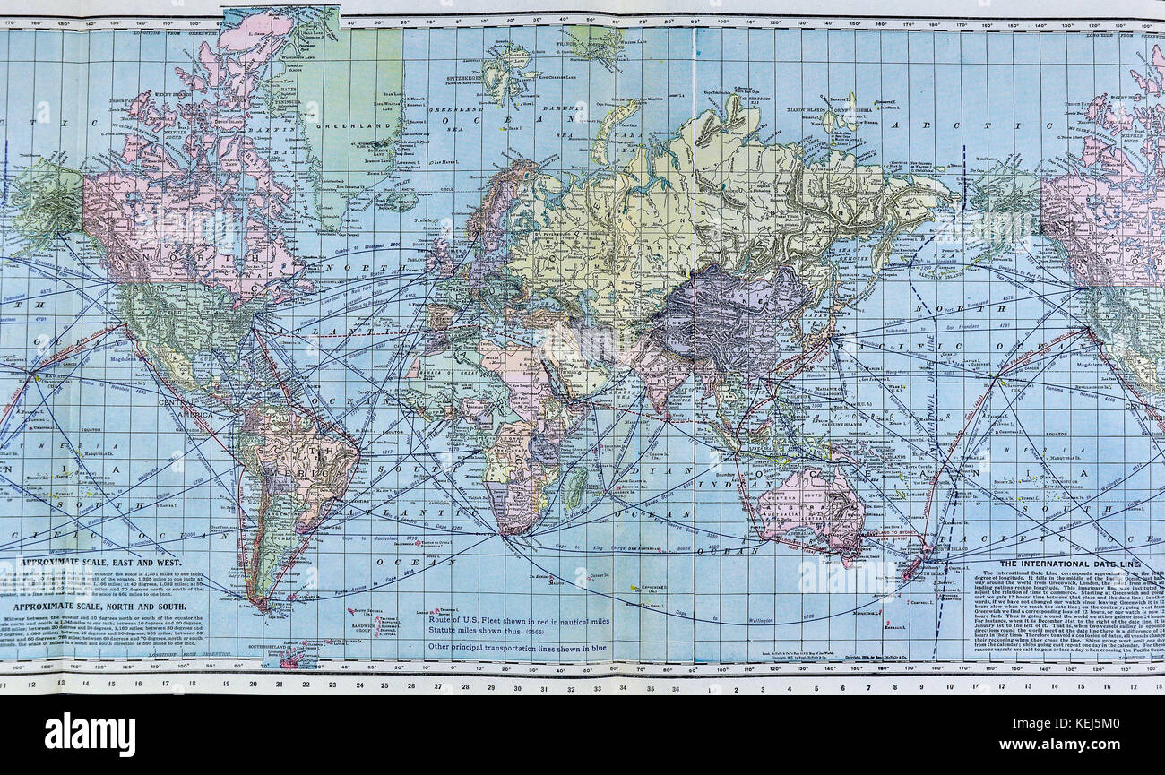 Map of united states and europe hi-res stock photography and images - Alamy