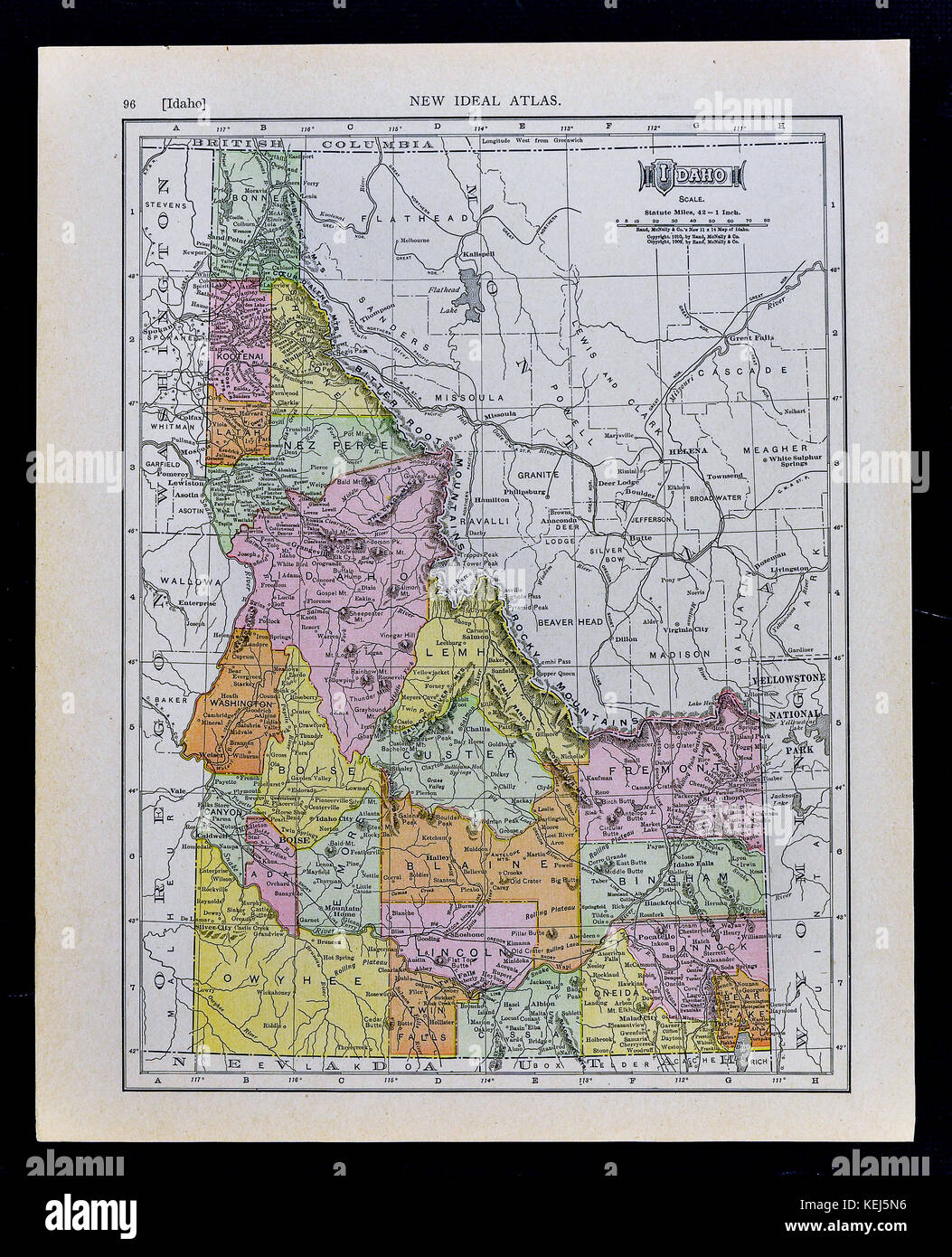 Caldwell idaho map hi-res stock photography and images - Alamy
