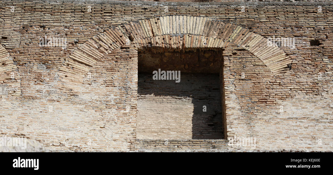 Roman colosseum brickwork hi-res stock photography and images - Alamy