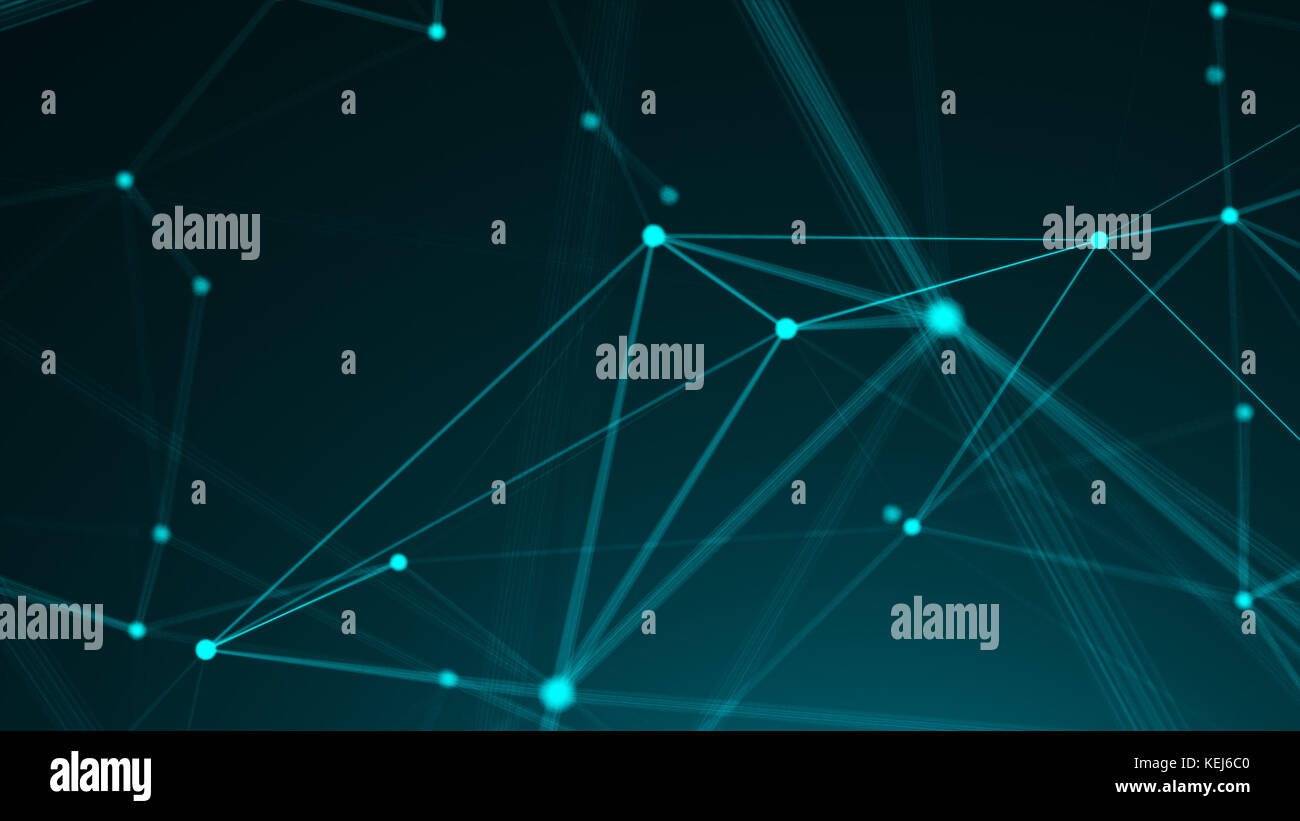 Abstract connection dots. Technology background. Digital theme. Network ...