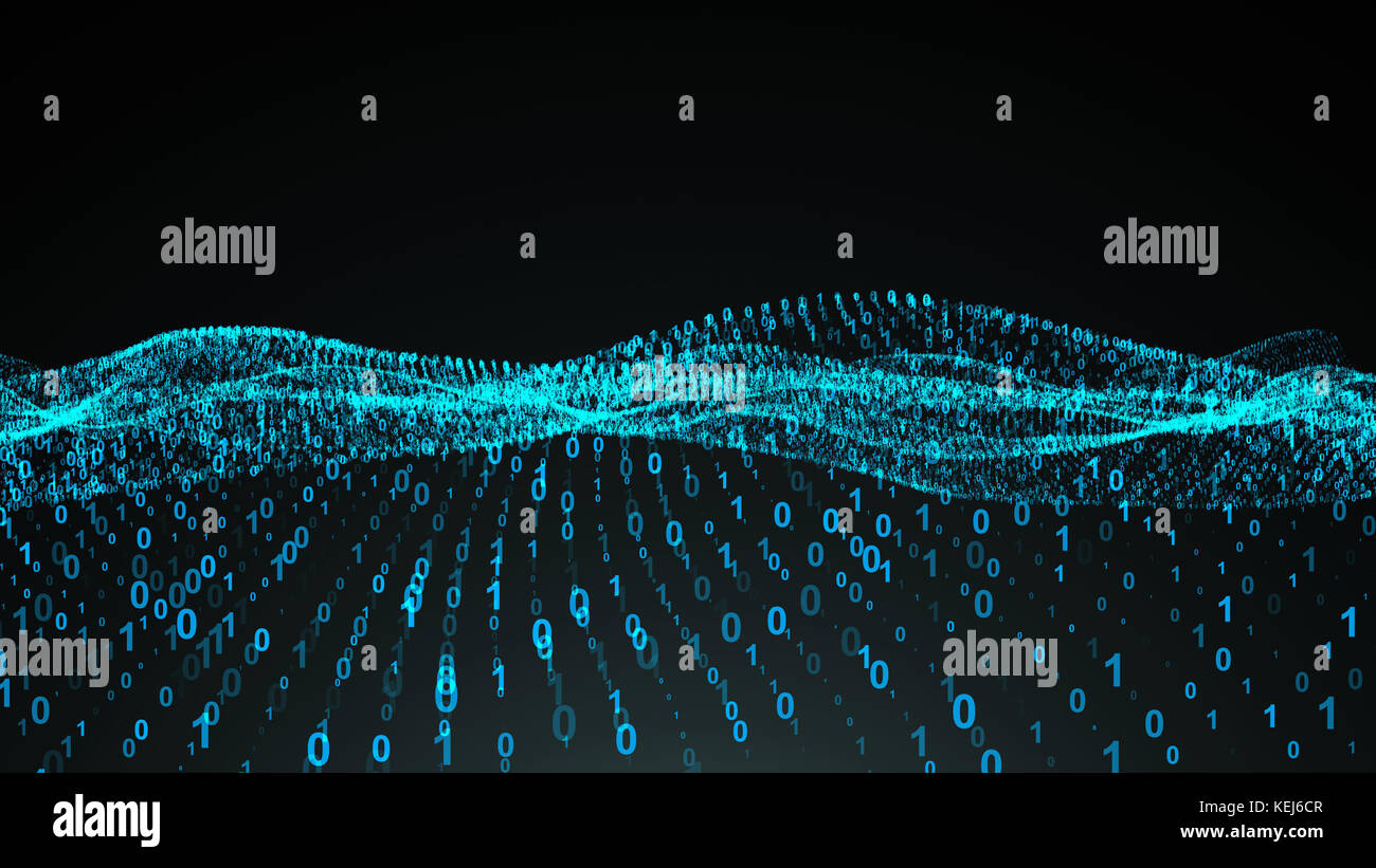 Abstract background with digital numbers. 3d rendering Stock Photo - Alamy
