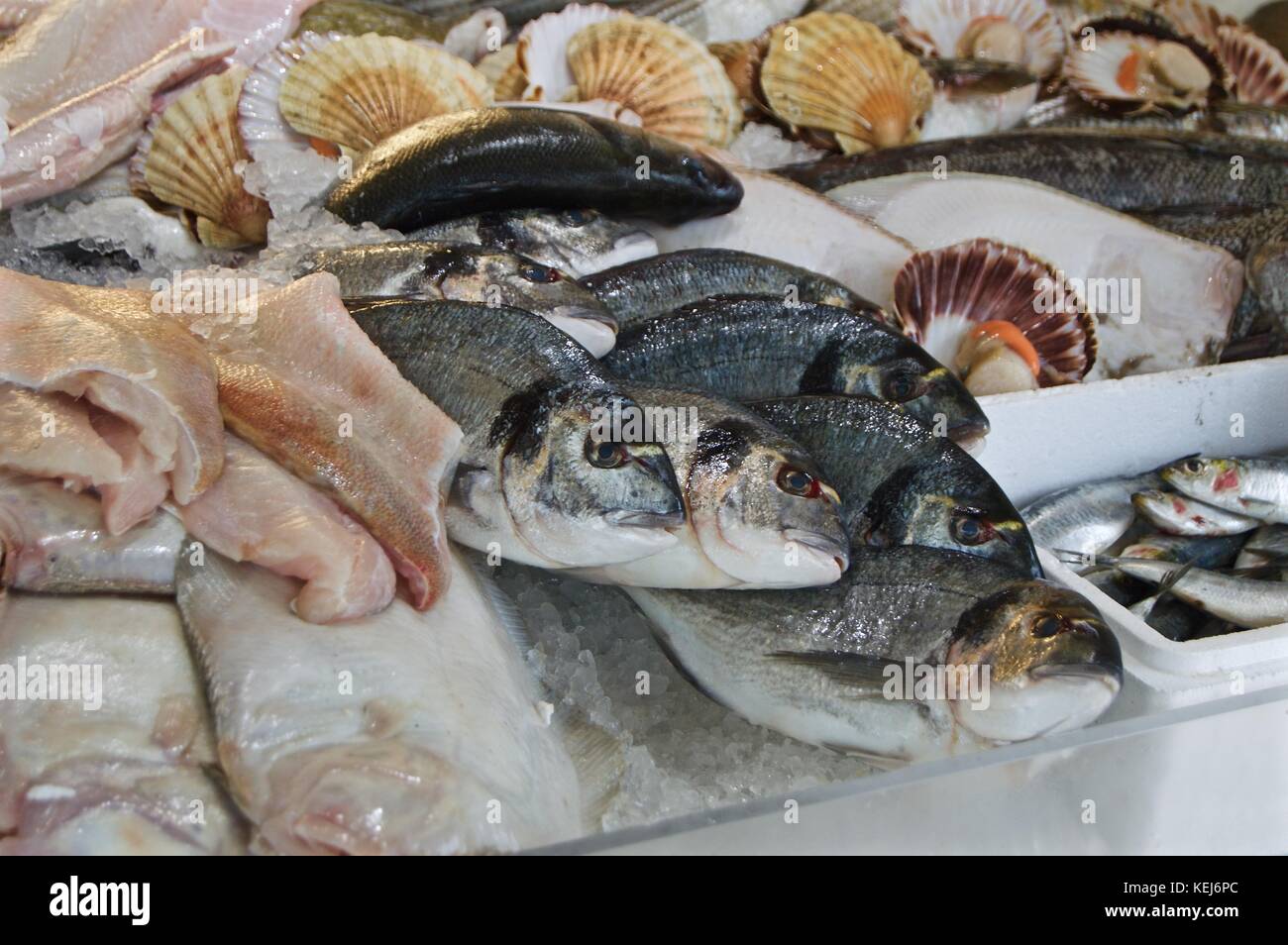 Produce on sale at Riverside Fish, Littlehampton, UK Stock Photo - Alamy