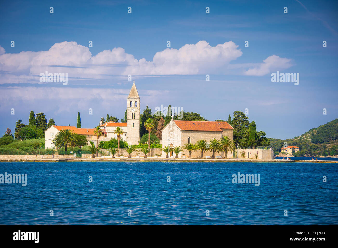 Franciscan monastery at Prirovo, Vis island, Croatia Stock Photo - Alamy