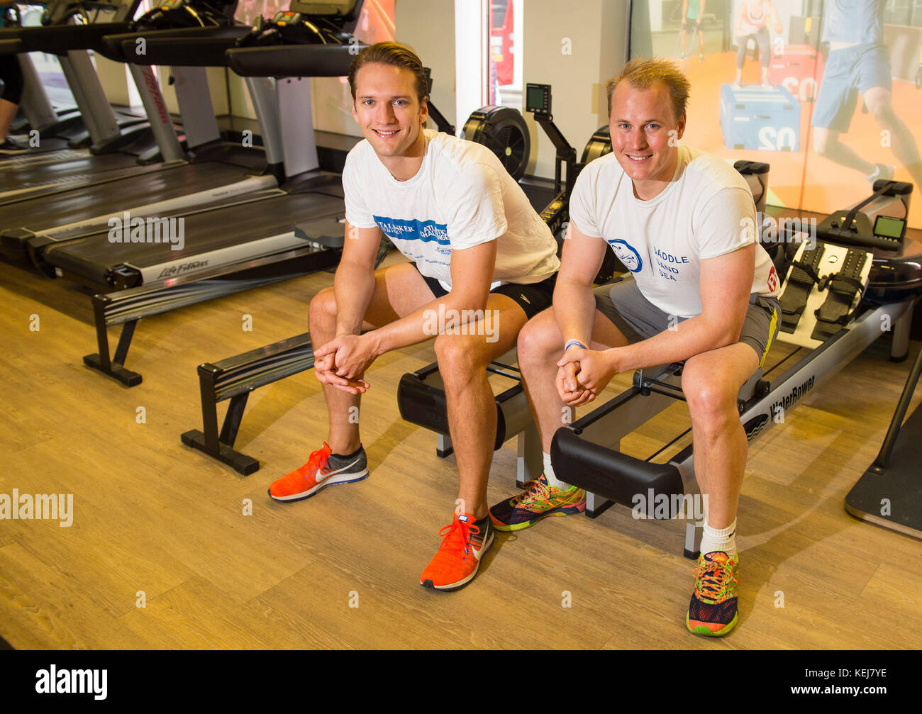 Seamus Crawford (left) and Paddy Montgomery in training for the ...