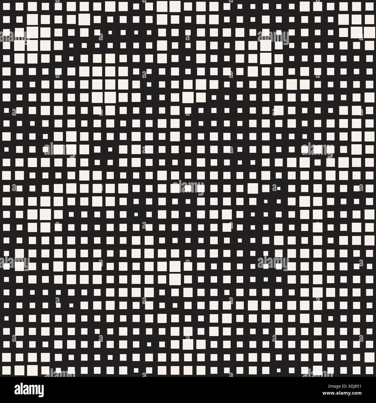 Modern Stylish Halftone Texture. Endless Abstract Background With Random Size Squares. Vector ...