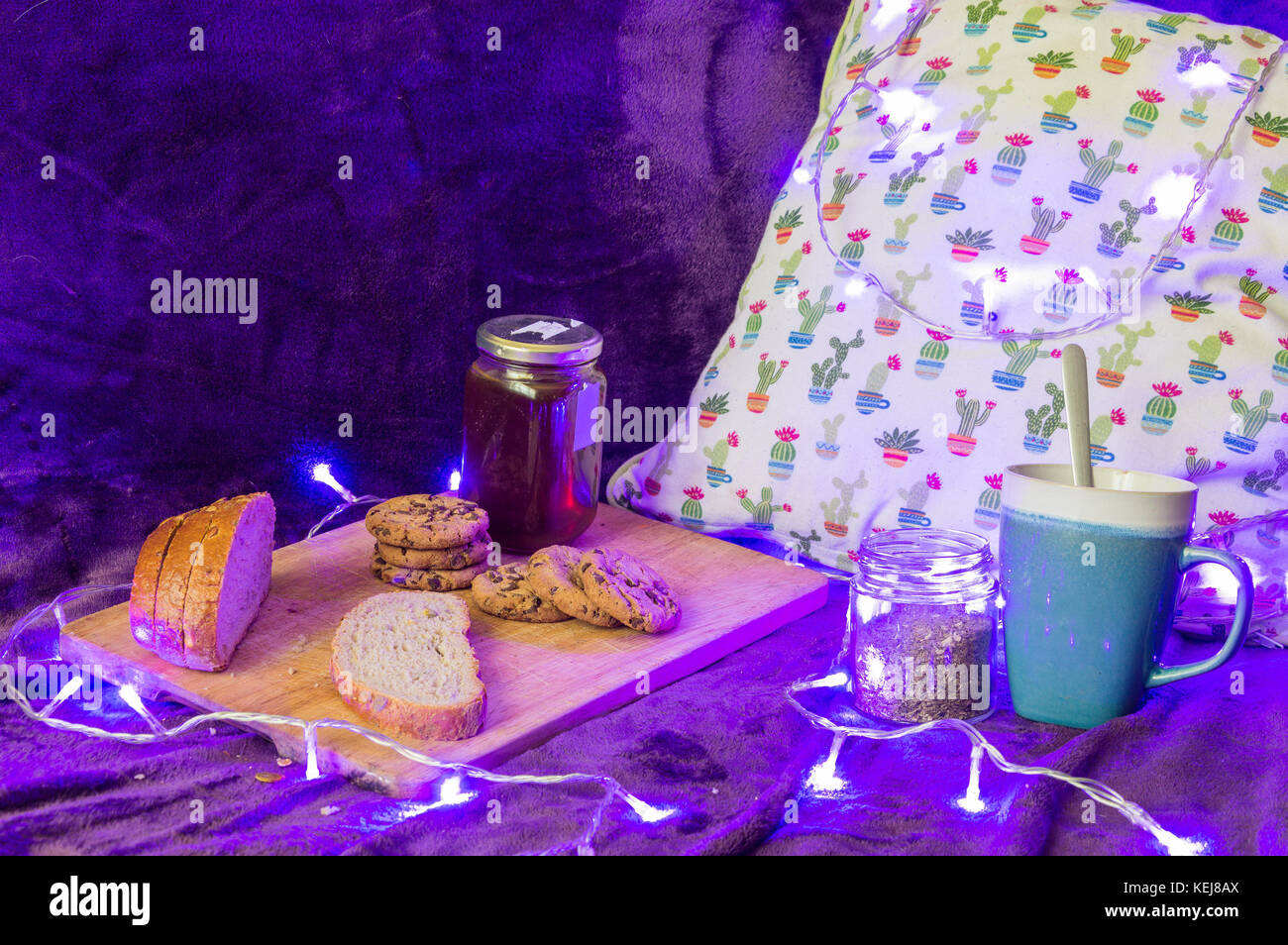 Winter breakfast to relax during cold times Stock Photo - Alamy