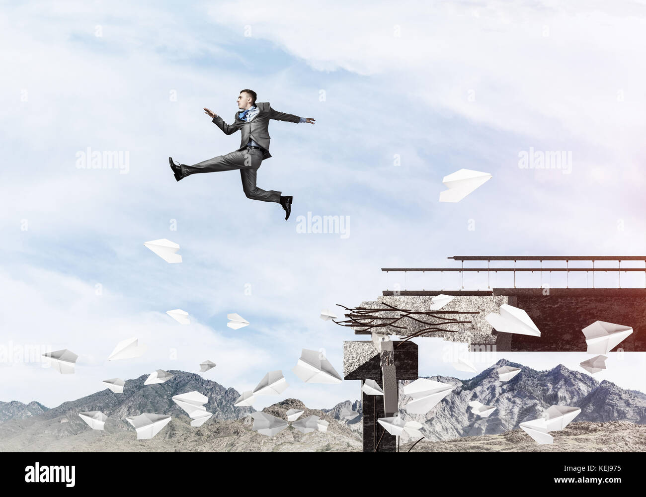 Problems and difficulties overcoming concept Stock Photo - Alamy