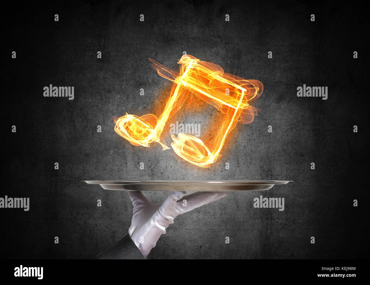 Waitress musical sign hi-res stock photography and images - Alamy