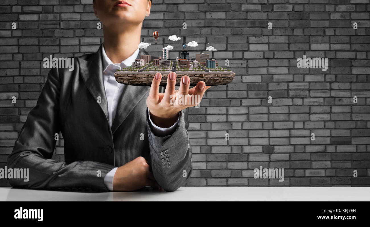 Concept of modern urban development Stock Photo - Alamy