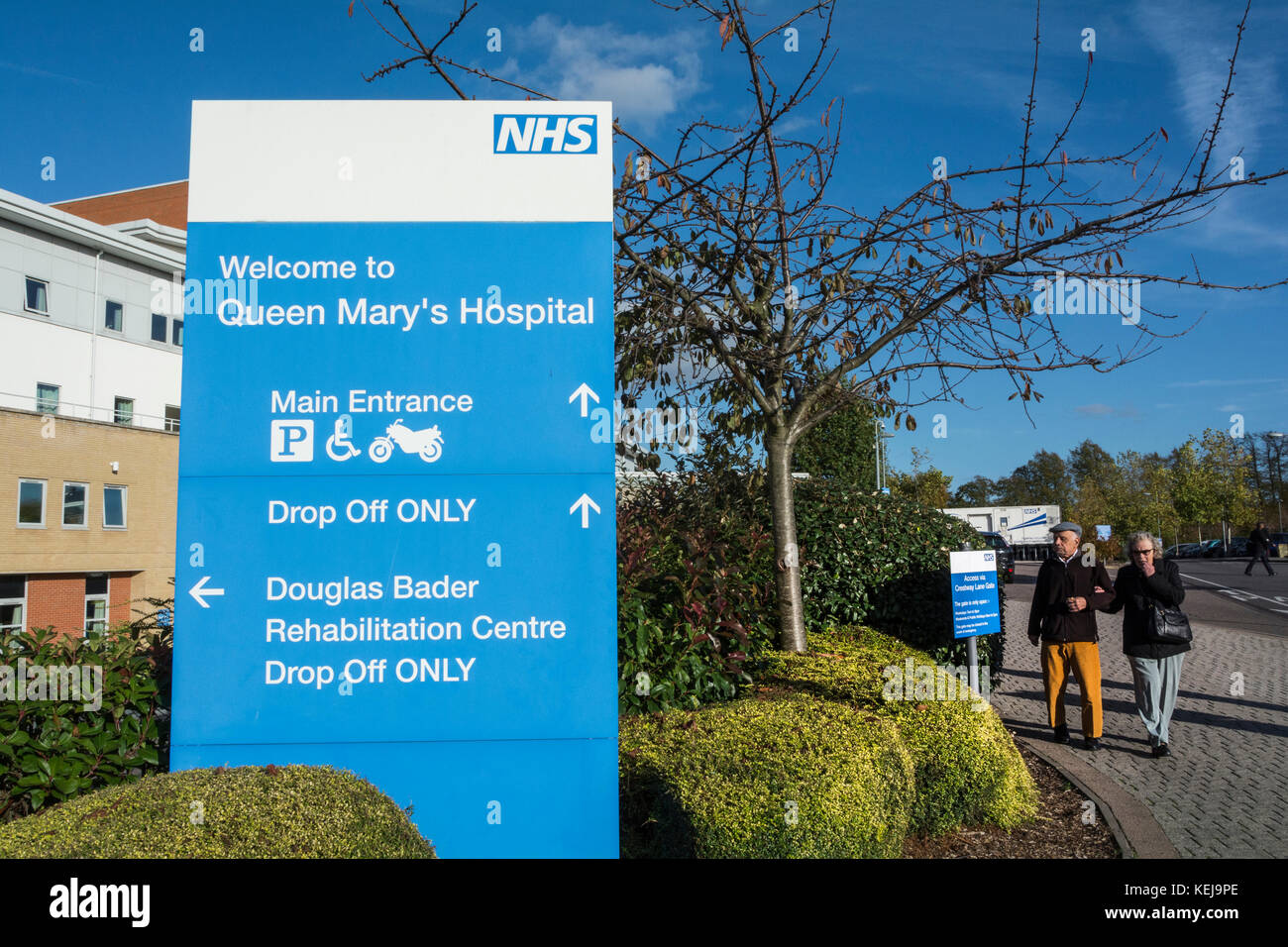 Exterior of Queen Mary's Hospital, Roehampton, LOndon, UK Stock Photo ...
