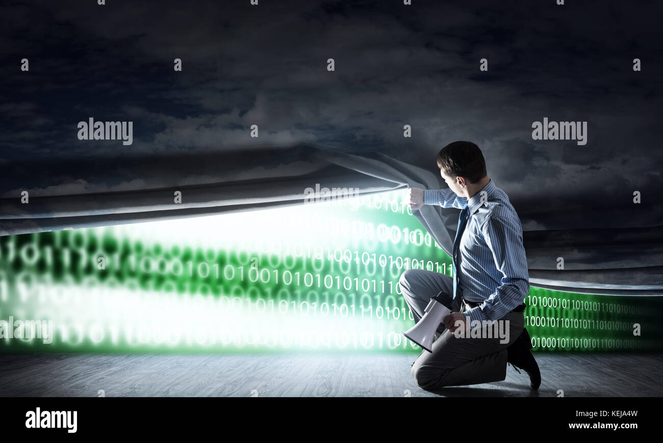 Binary code concept Stock Photo - Alamy