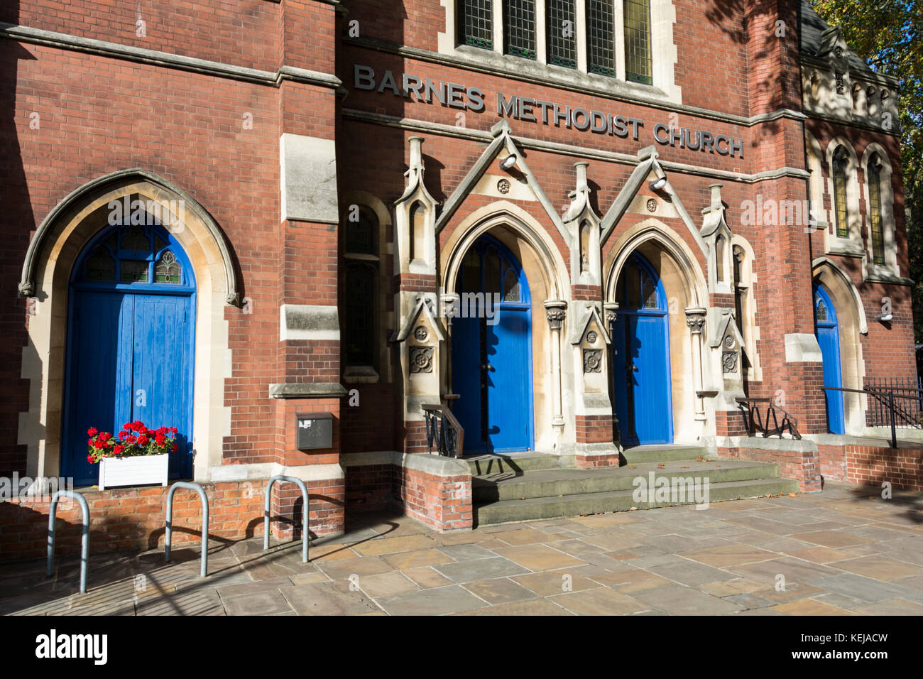 Methodist Church Entrance Stock Photos & Methodist Church Entrance ...