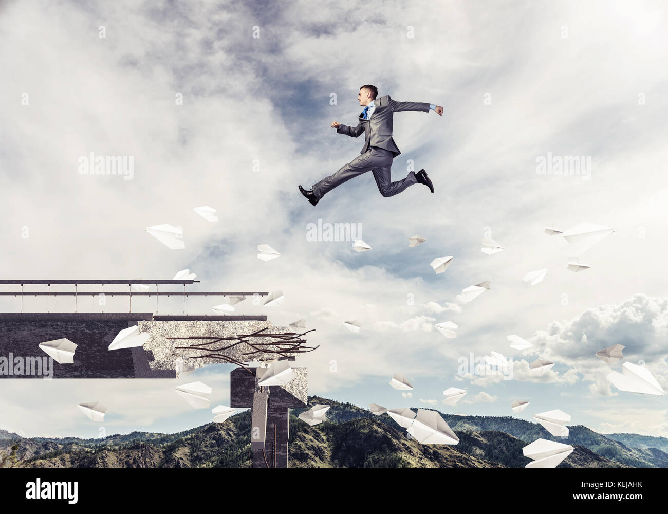 Problems and difficulties overcoming concept Stock Photo - Alamy