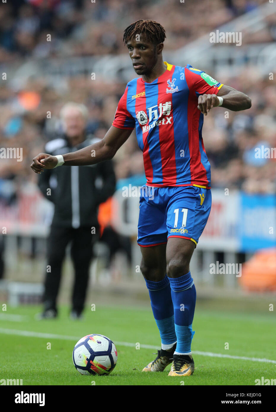 Crystal Palace's Wilfried Zaha during the Premier League match at St ...