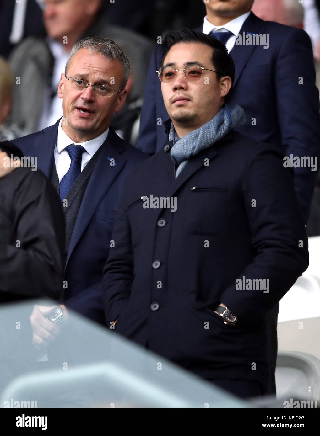 Leicester City's director of football Jon Rudkin (left) and vice ...