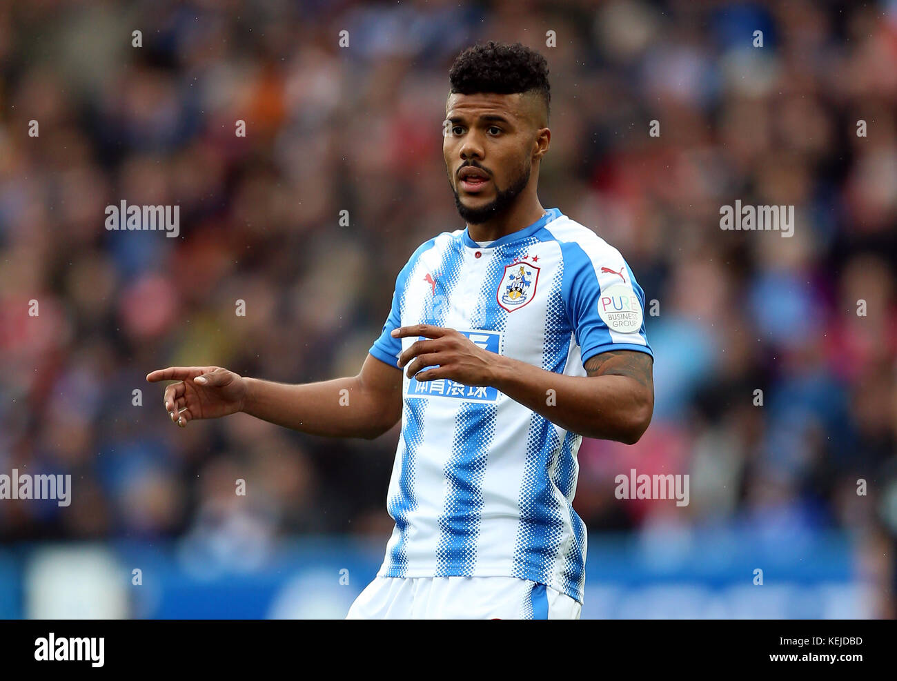 Huddersfield Town's Elias Kachunga Stock Photo - Alamy