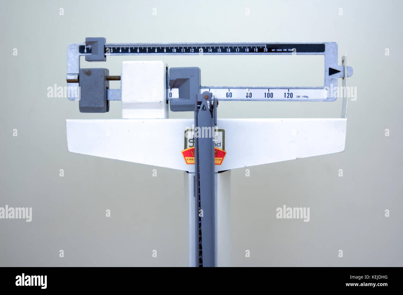 Medical scale at a dietitians office Stock Photo - Alamy