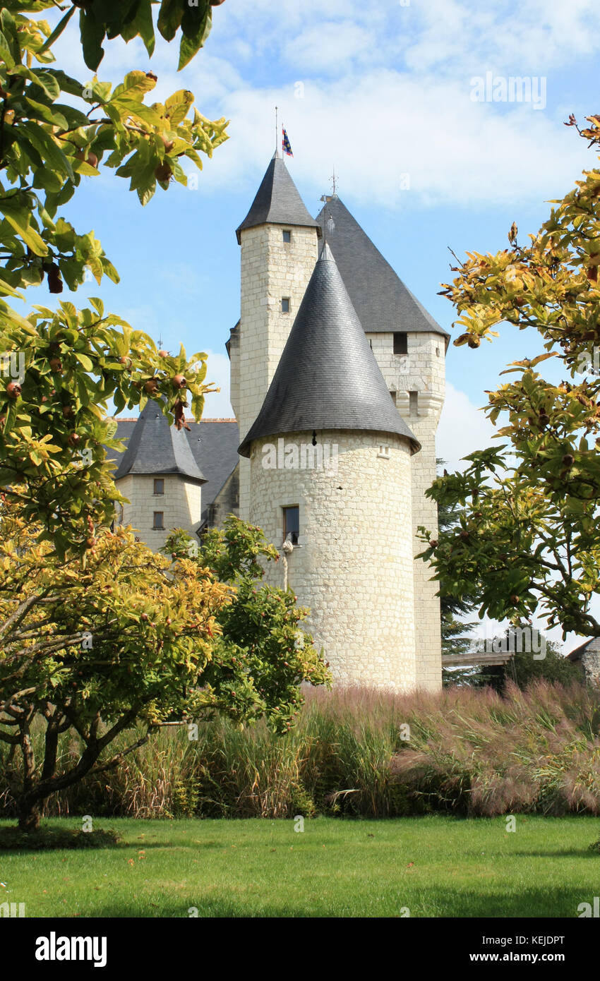 Chateau du Rivau, Touraine, France. The castle from Gargantua's kitchen ...