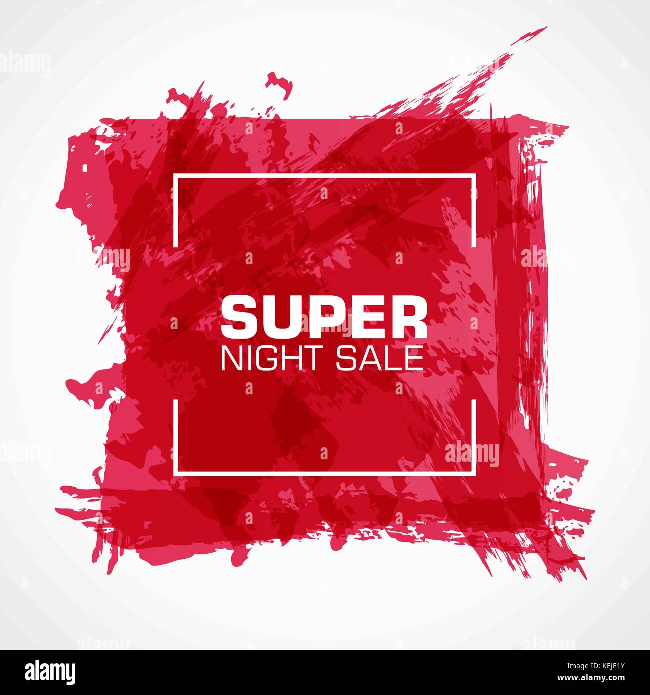 Abstract vector background. Red strokes with white linear square Stock ...