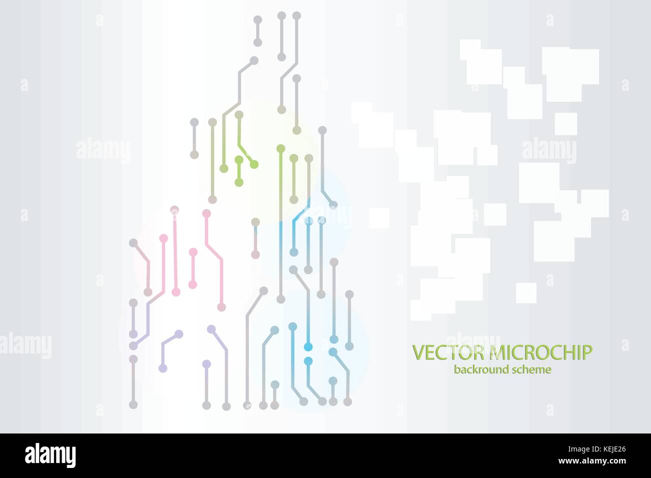 Vector Microchip background. Computer electronic elements. Integrated ...