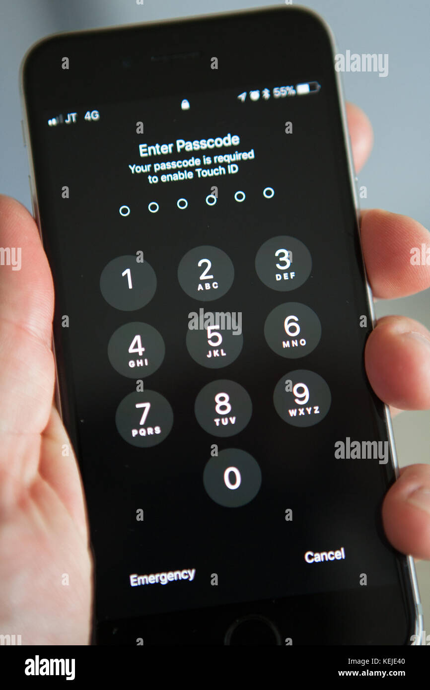 Passcode numbers hi-res stock photography and images - Alamy