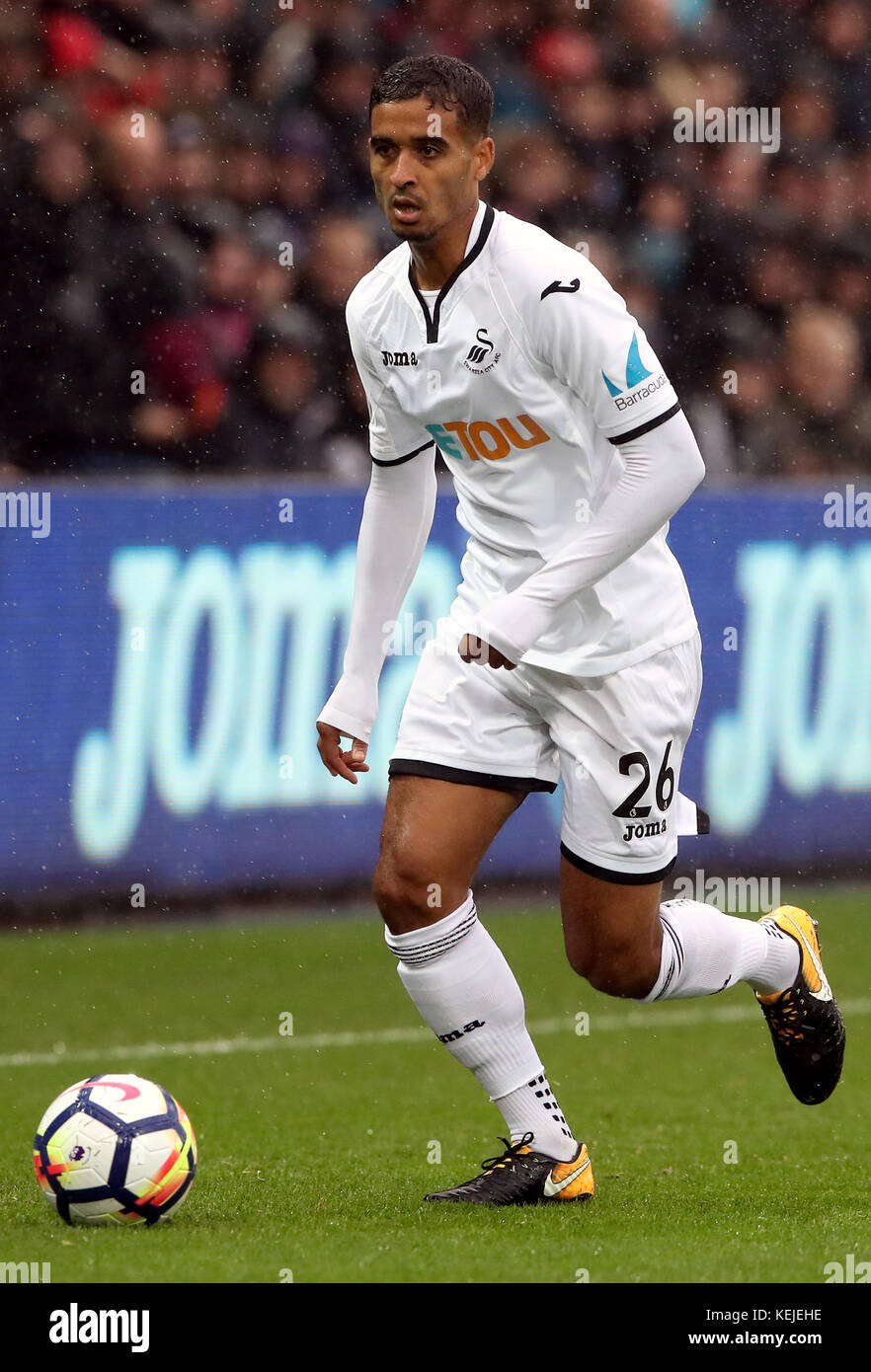 Swansea City's Kyle Naughton Stock Photo - Alamy