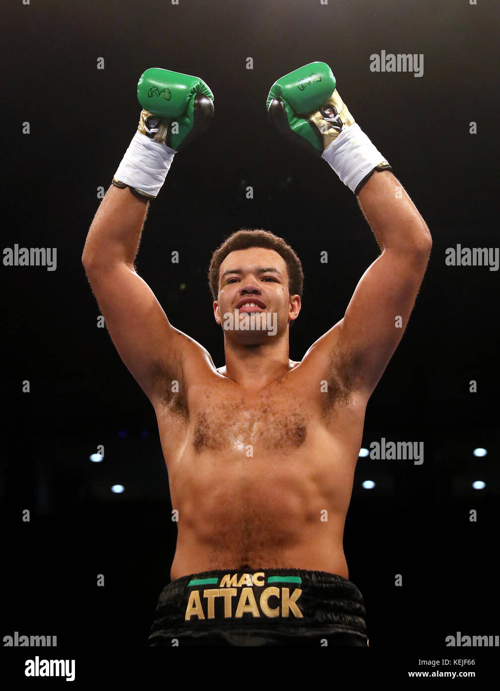 Tommy McCarthy celebrates beating Peter Hegyes during their ...