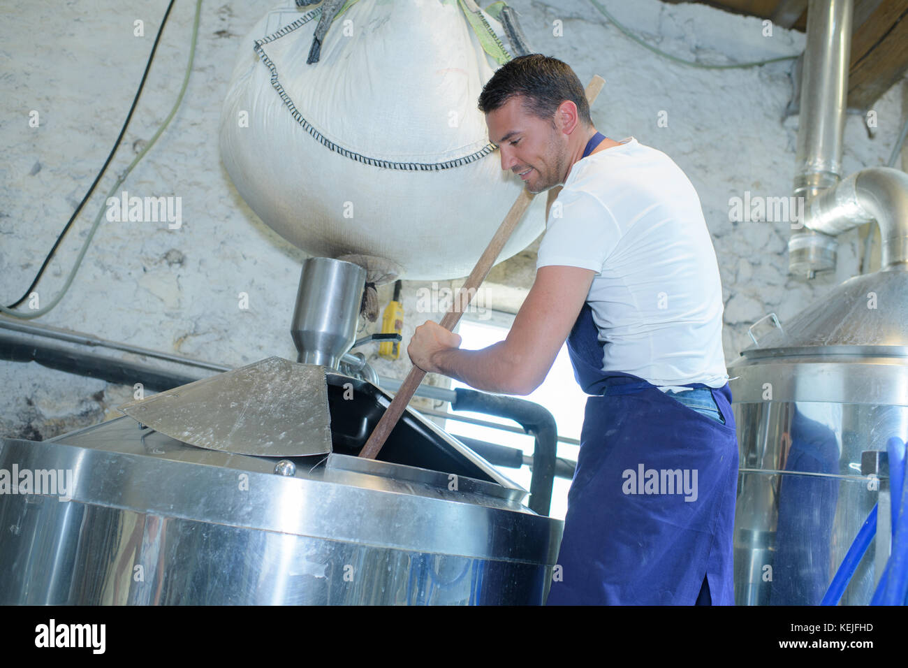 professional breadmaking making bread Stock Photo - Alamy