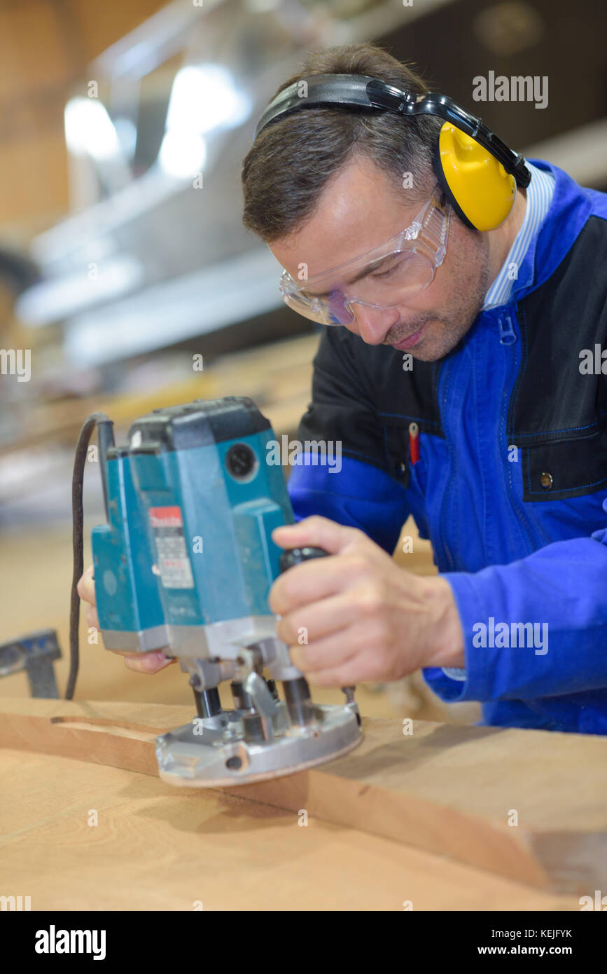 polishing a boat fixture Stock Photo - Alamy