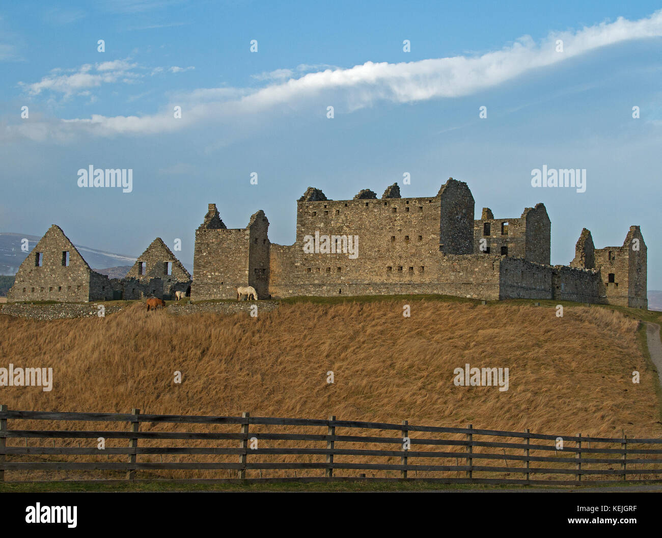 Insh (Ruthven) Barracks near Kingussie Scotland Stock Photo - Alamy
