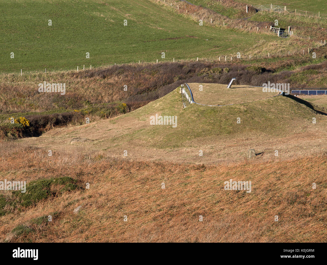 Malator Eco House at Druidston Haven - View from Road Stock Photo - Alamy