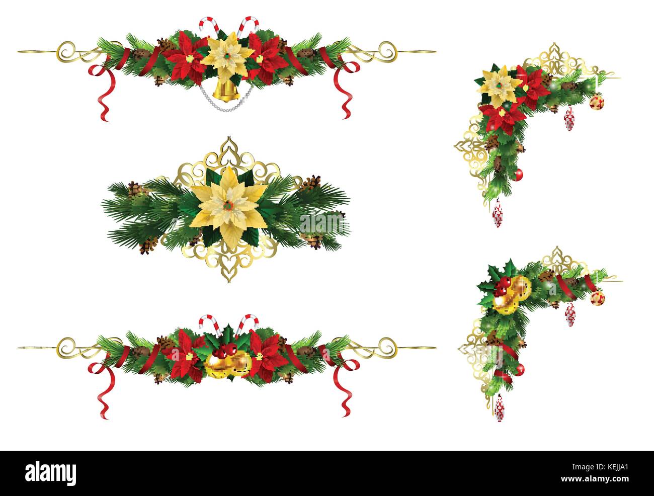Christmas elements for your designs Stock Vector Image & Art - Alamy