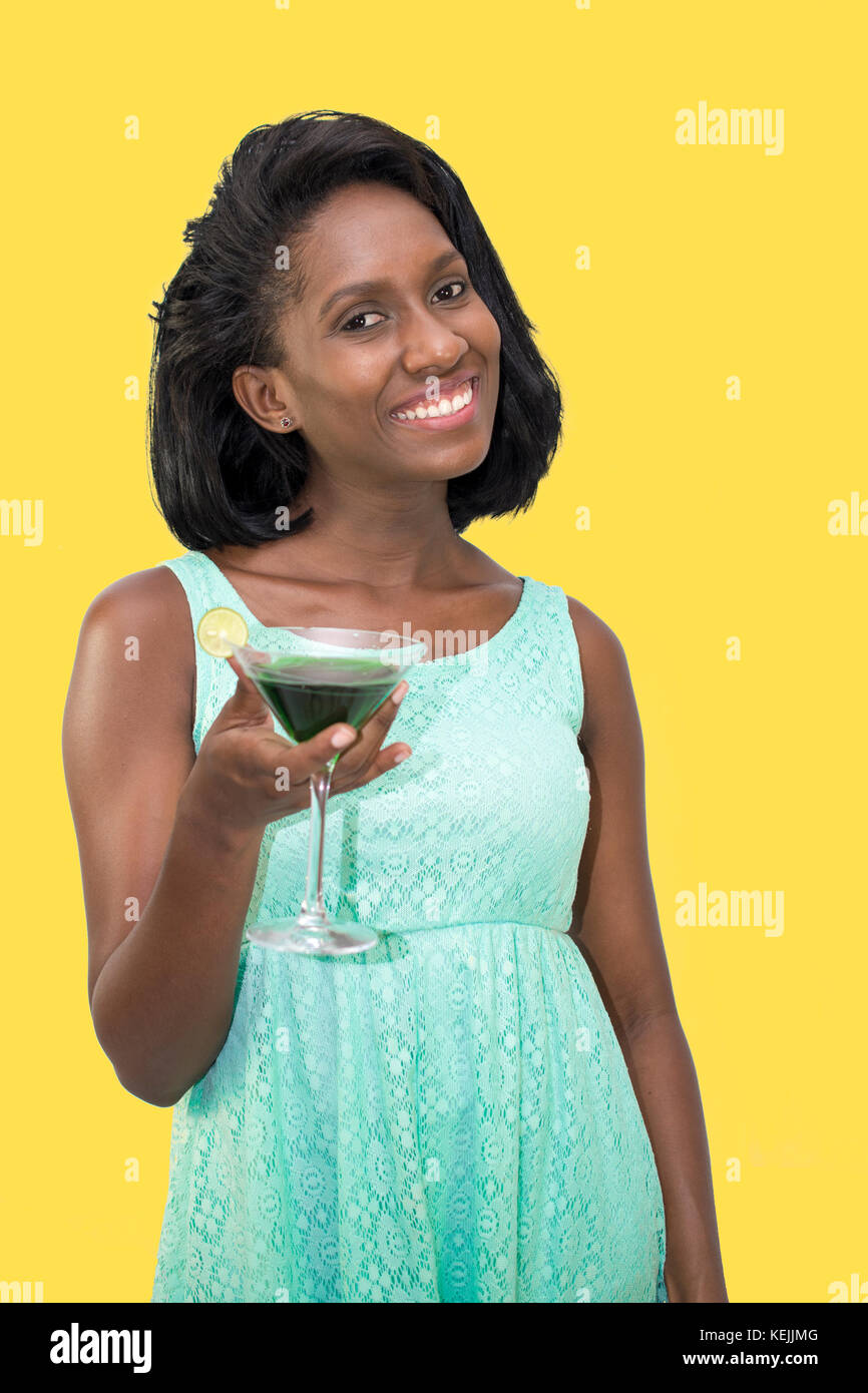 Beautiful caribbean lady hi-res stock photography and images - Alamy