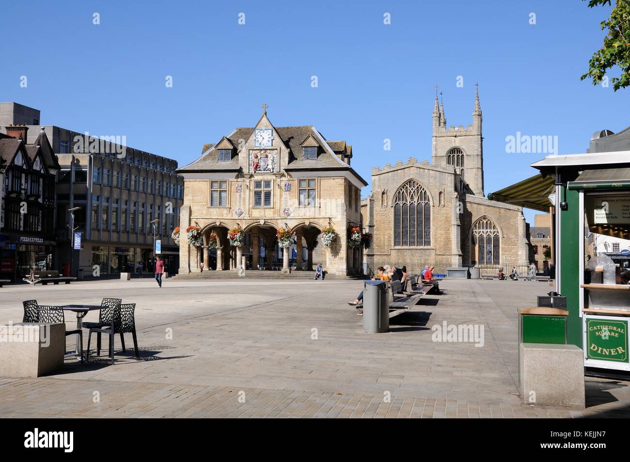 Peterborough cathedral square hi-res stock photography and images - Alamy