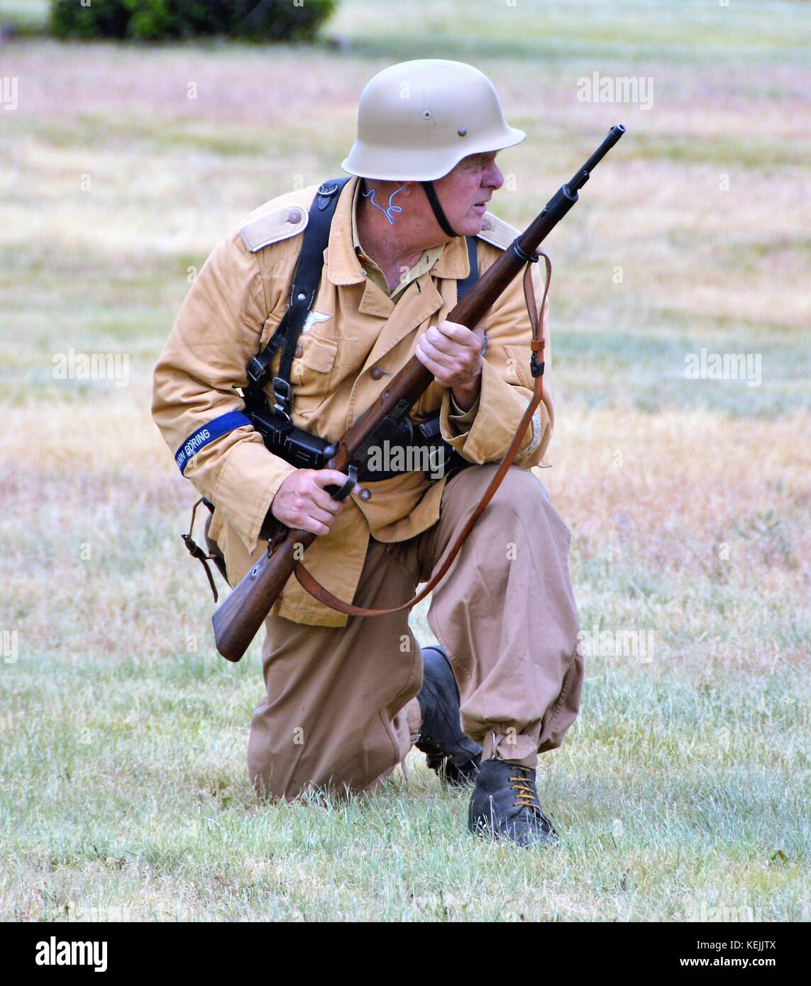 World War II Battle Reenactment Stock Photo - Alamy
