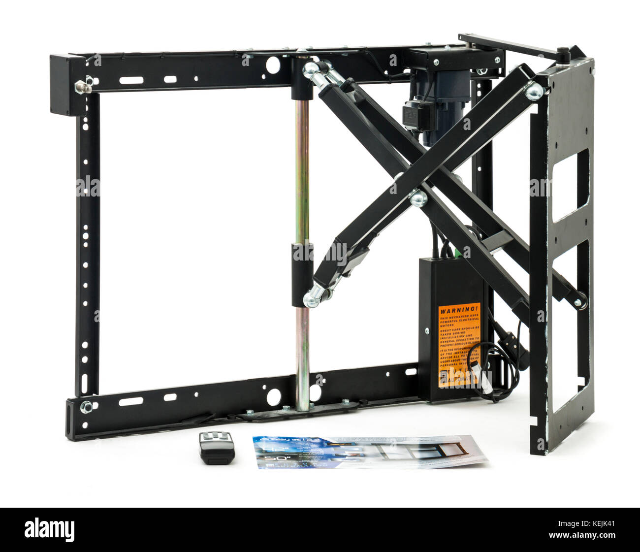 Large heavy-duty motorized and articulated TV wall mounting bracket for ...