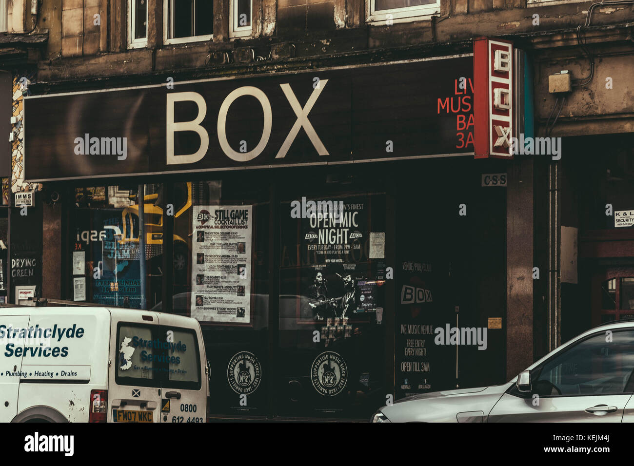 Box Music Venue, Glasgow, Scotland Stock Photo - Alamy