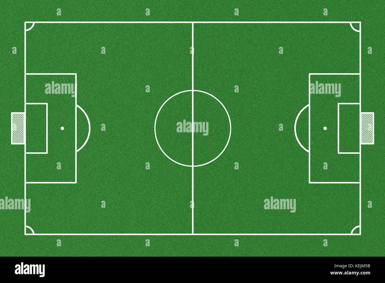 top view of soccer field Stock Photo - Alamy