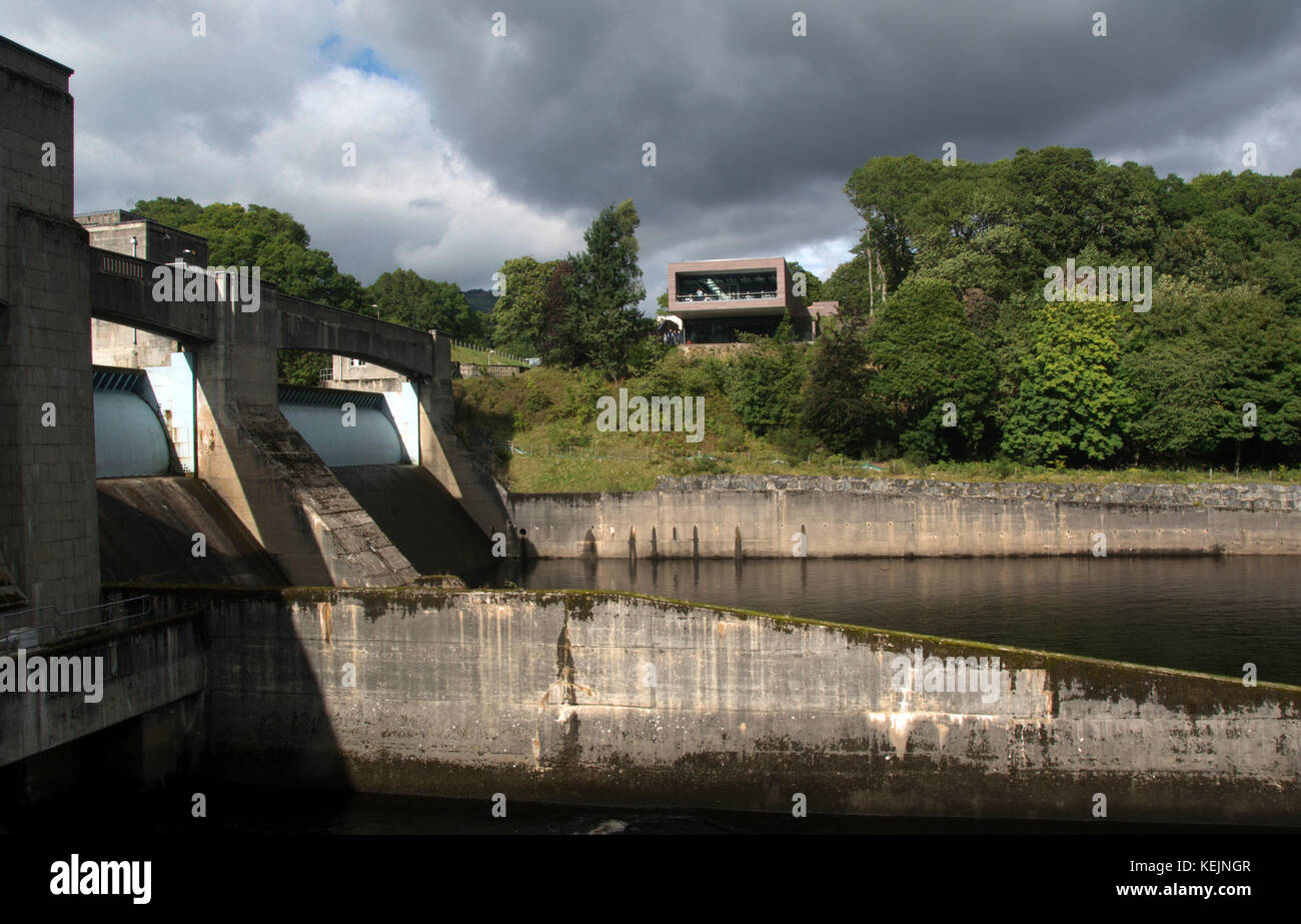 SCOTLAND; PERTH & KINROSS; PITLOCHRY; THE DAM AND VISITOR CENTRE Stock ...