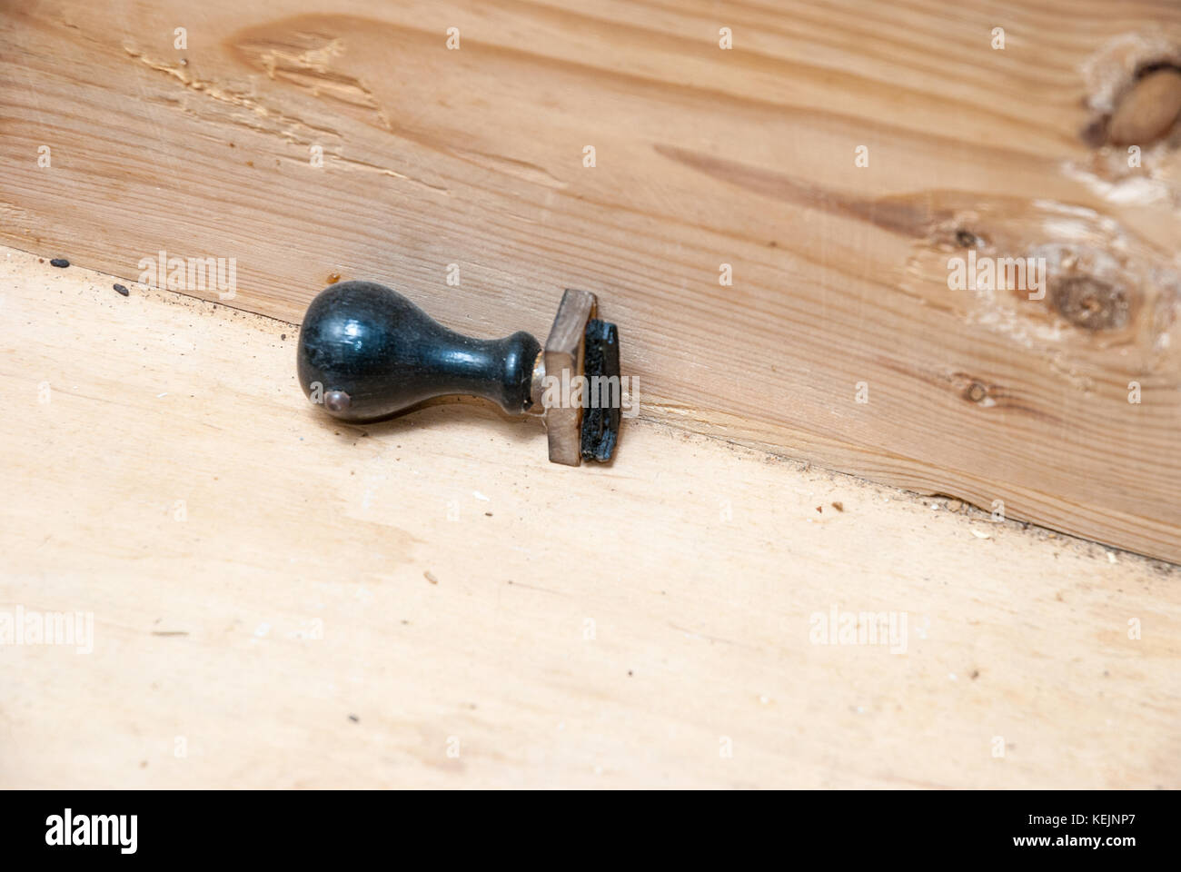 Doctor stamp in abandoned sanatorium - hospital room Stock Photo - Alamy