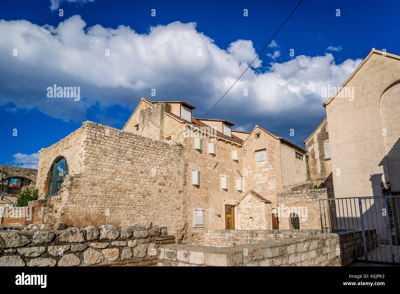 Old Town in Split, Croatia its filled with remnants of medieval times ...