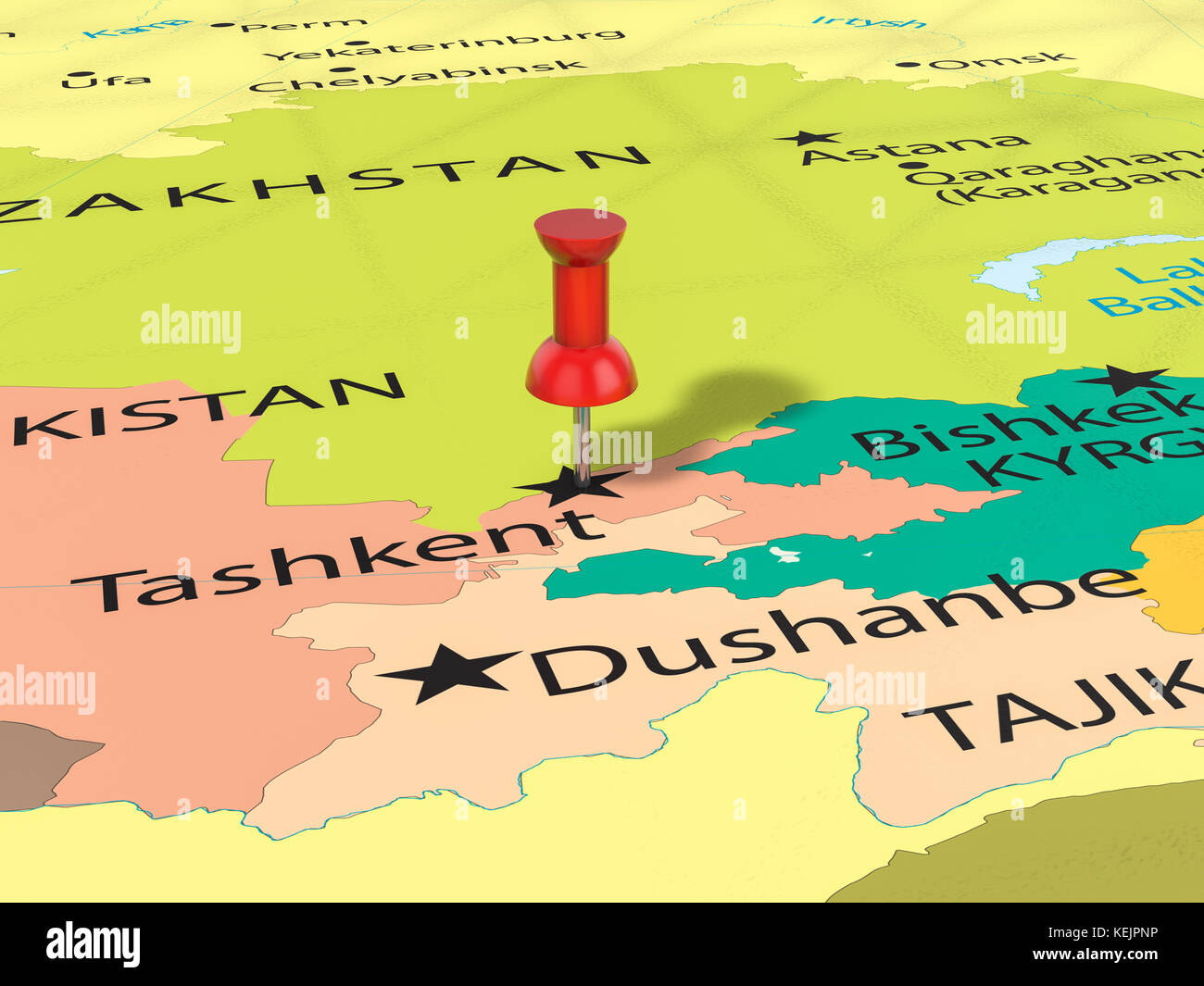 Map of tashkent hi-res stock photography and images - Alamy