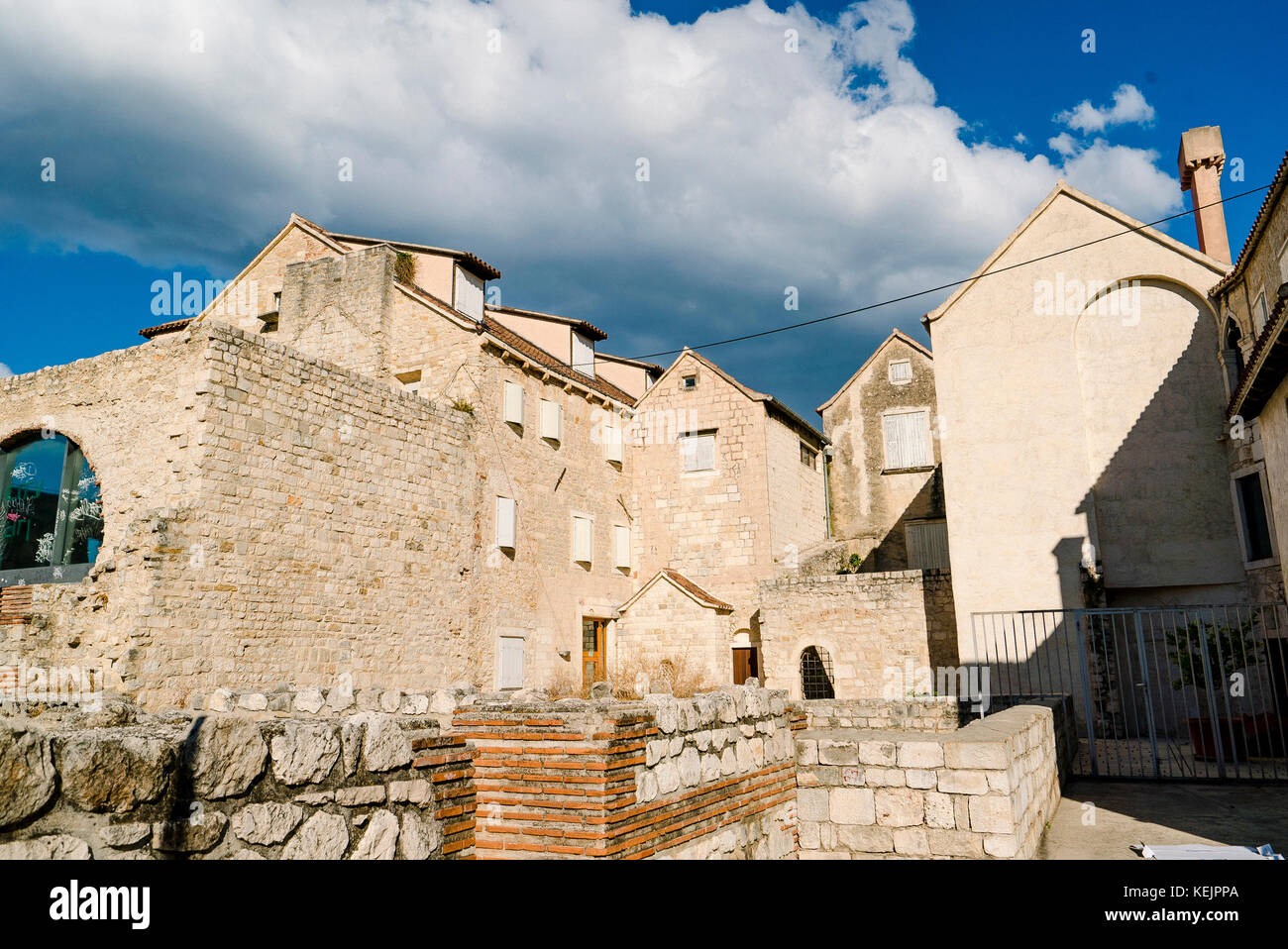 Old Town in Split, Croatia its filled with remnants of medieval times ...