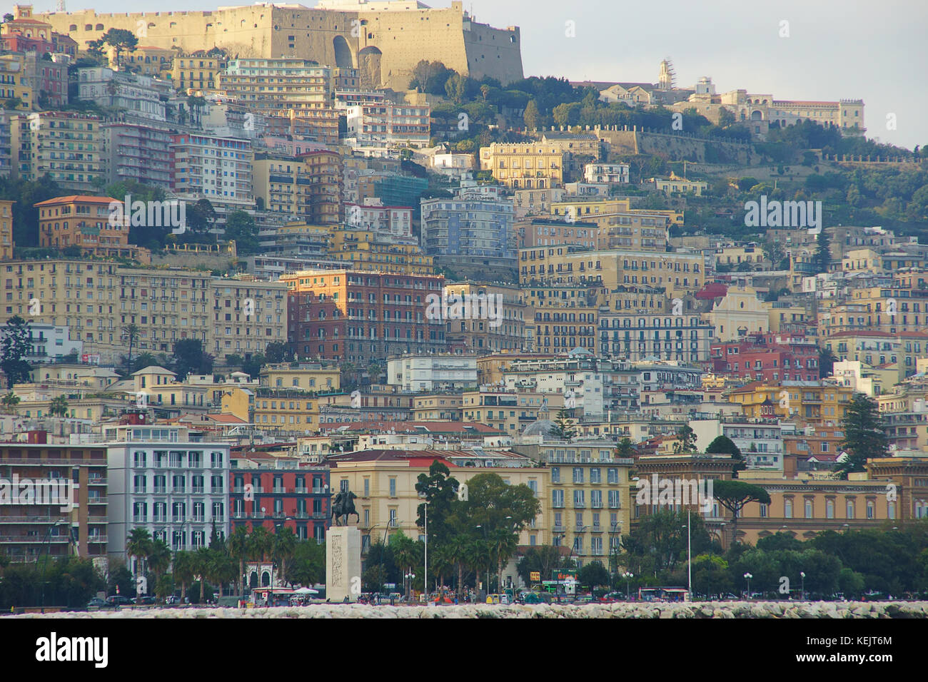 Landscape of naples, Italy Stock Photo - Alamy