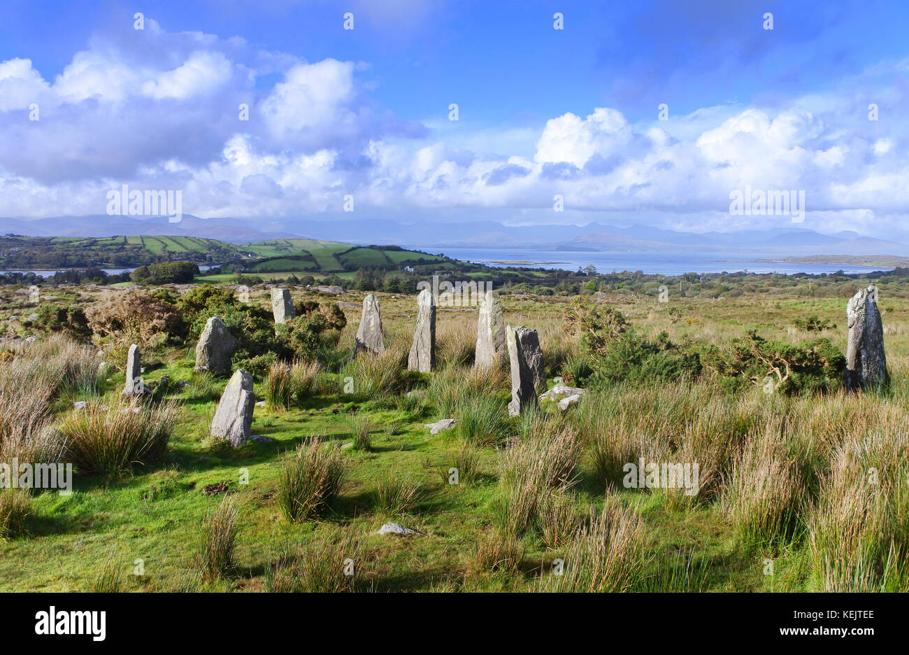 Ardgroom Stone Circle, County Cork, Ireland - John Gollop Stock Photo ...